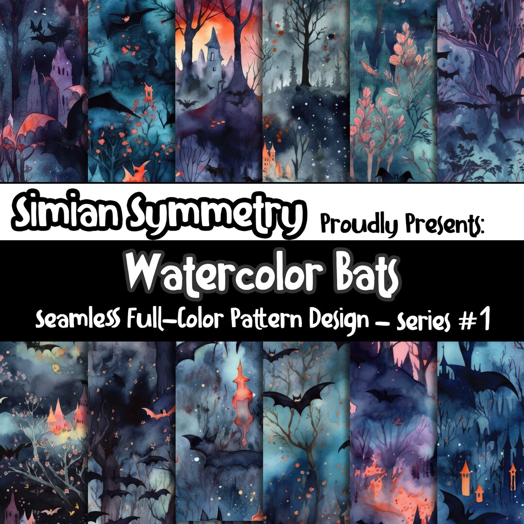 DIGITAL PAPER Spider Webs Series 1 | Seamless Designs | Twelve Colorful ...