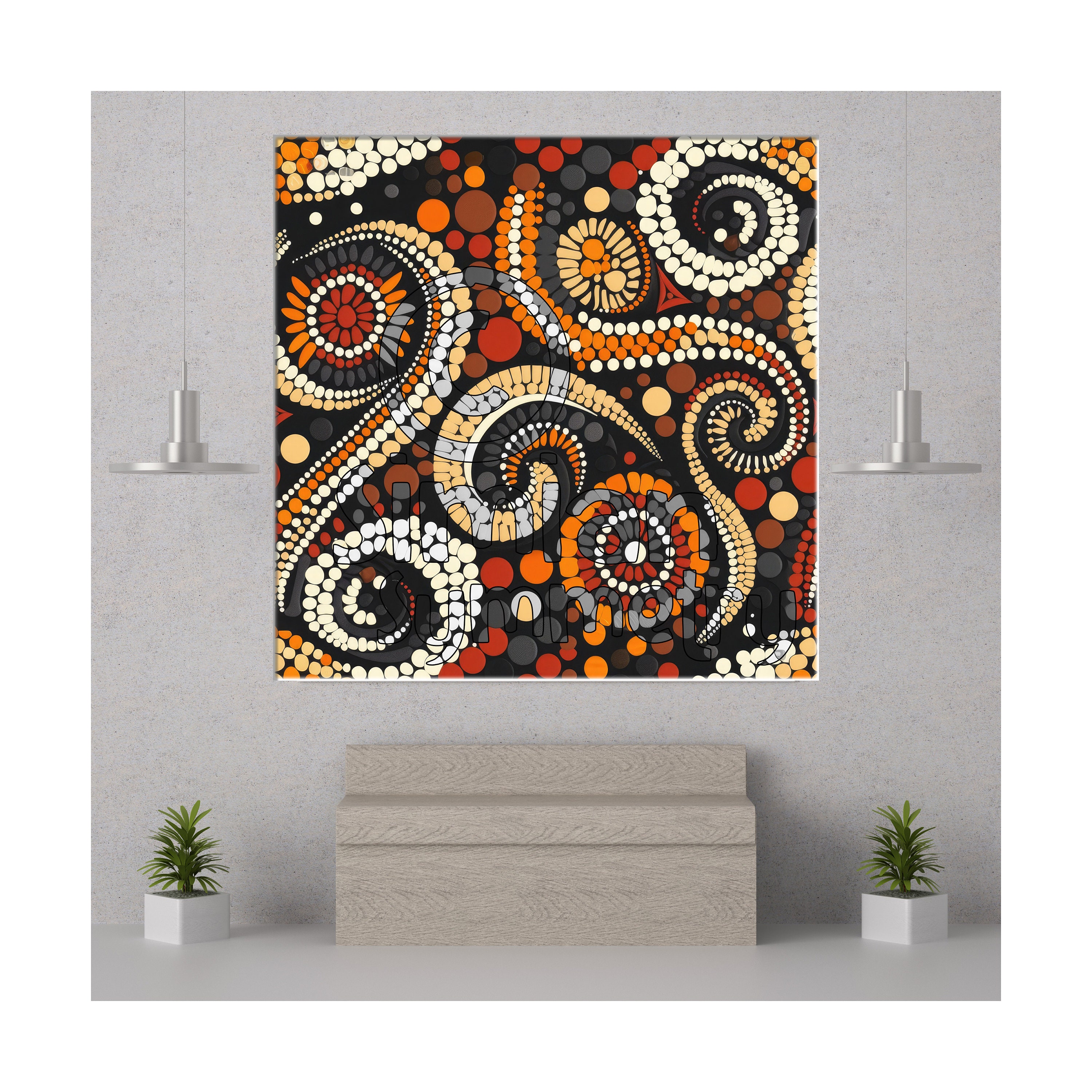 Australian Dreamtime Art Inspired Digital Paper | Instant Download ...