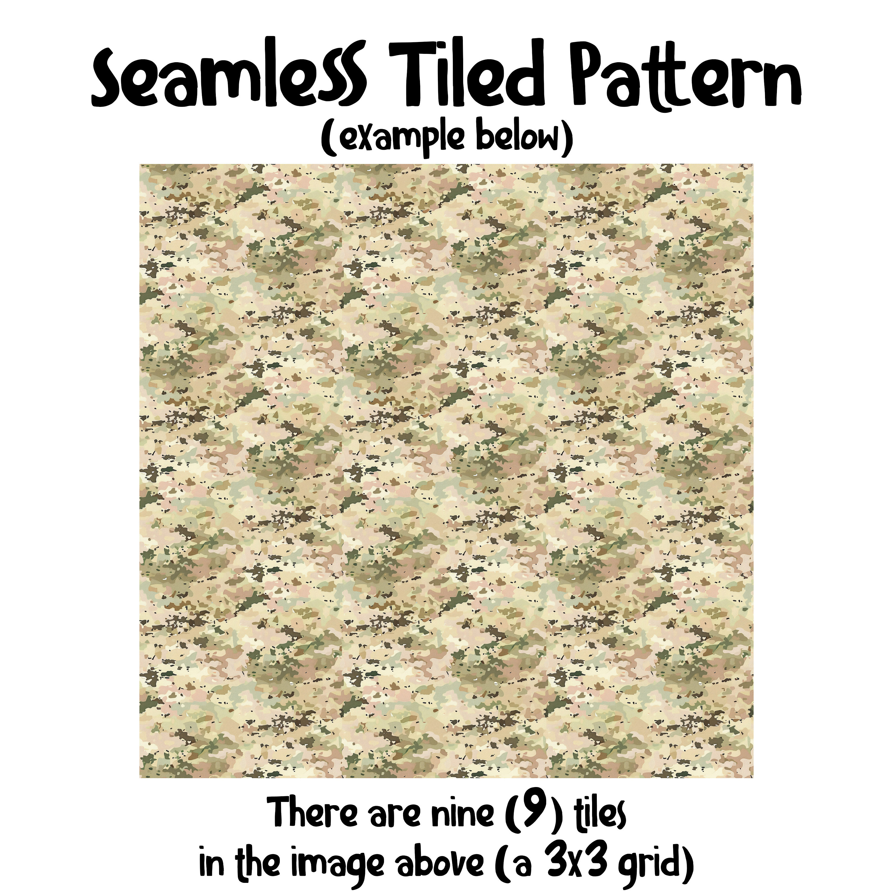 Army Combat Camo Digital Paper Instant Download Seamless Patterns ...