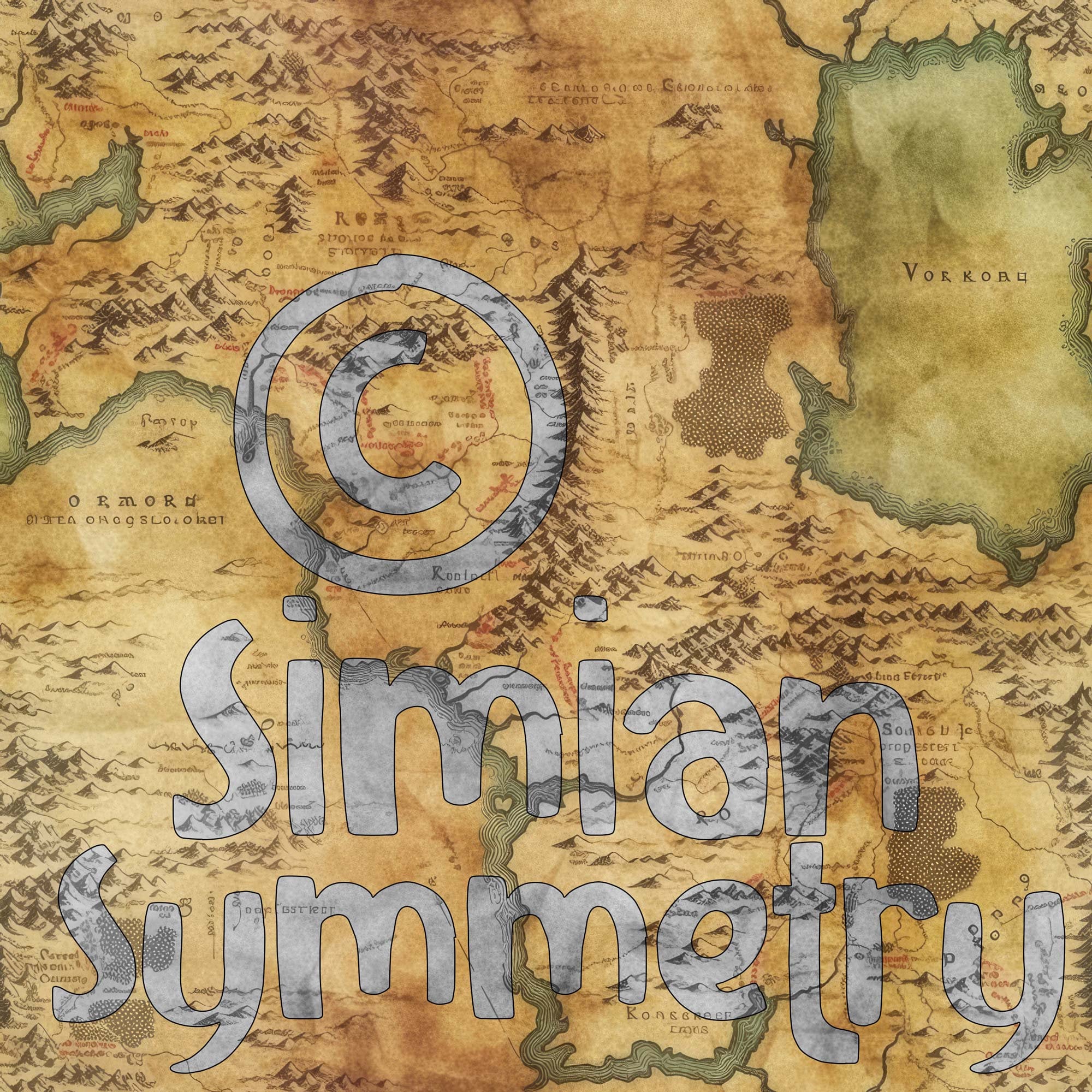 DIGITAL PAPER Aged Oldworld Fantasy Maps Series 1 Seamless - Etsy