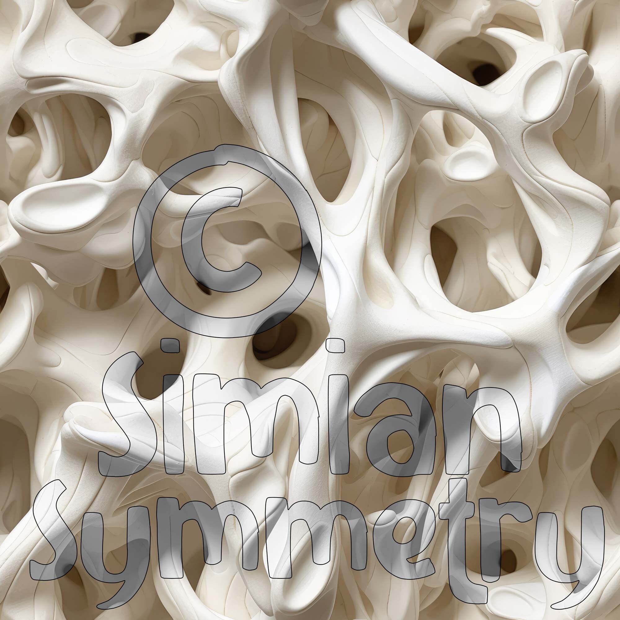 White Bone Matrix Digital Paper Instant Download Seamless - Etsy