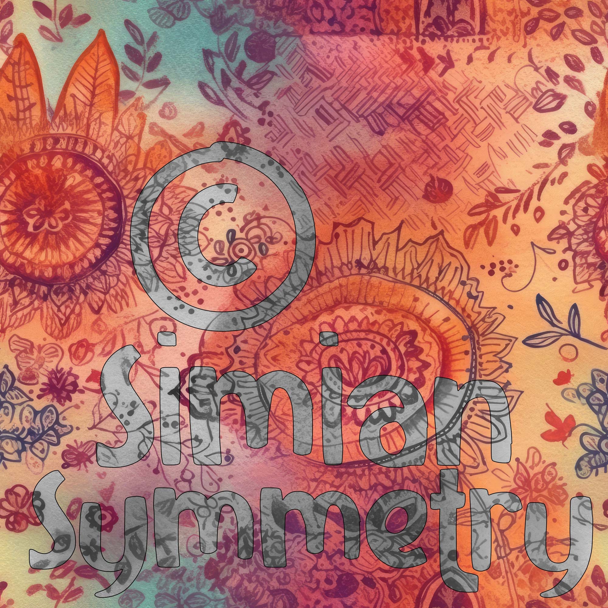 DIGITAL PAPER Henna Designs Series 1 Seamless Designs Twelve Colorful ...