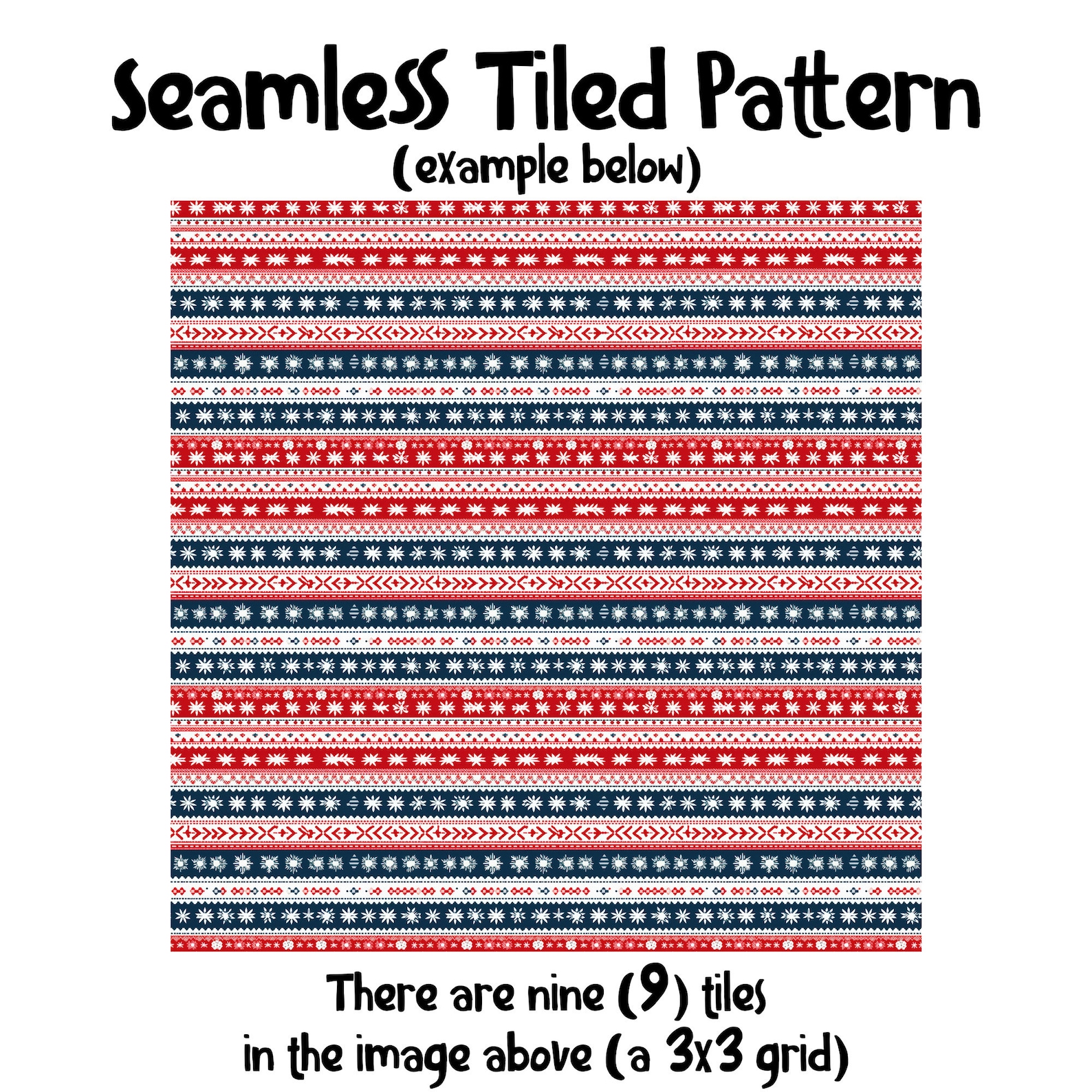 Winter Ugly Sweaters Digital Paper Instant Download Seamless Patterns ...