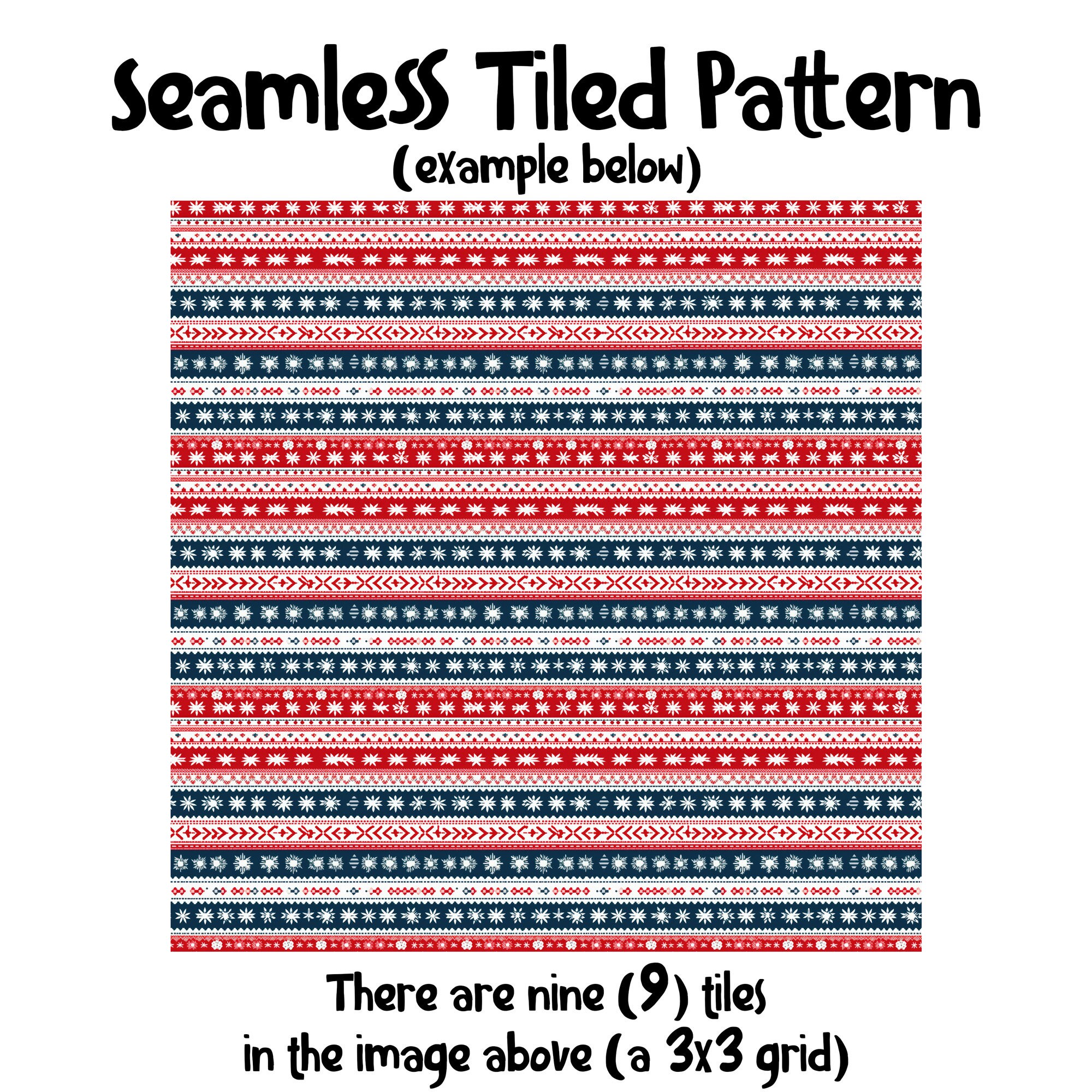 Winter Ugly Sweaters Digital Paper Instant Download Seamless Patterns ...