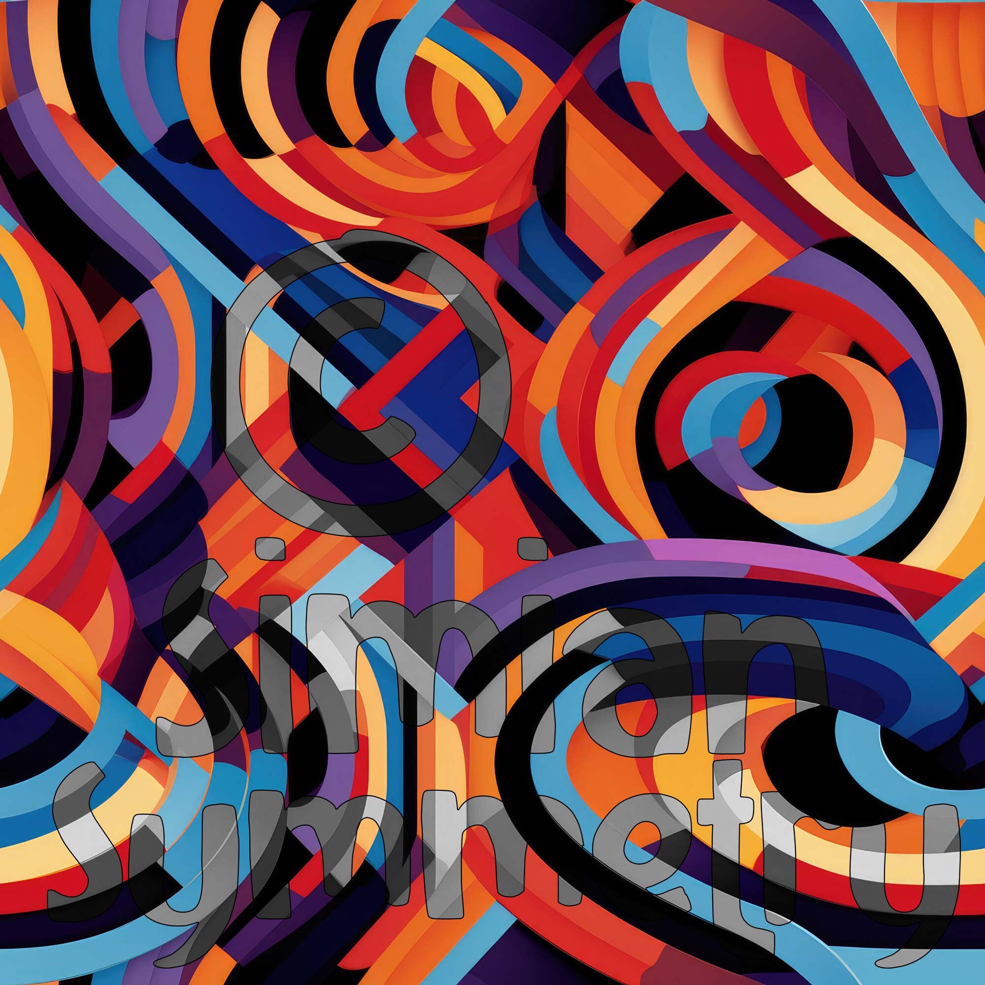 Abstract Chromatic Lines Digital Paper Instant Download Seamless ...