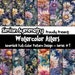 Watercolor Lilacs Digital Paper Watercolor Lilacs Seamless - Etsy