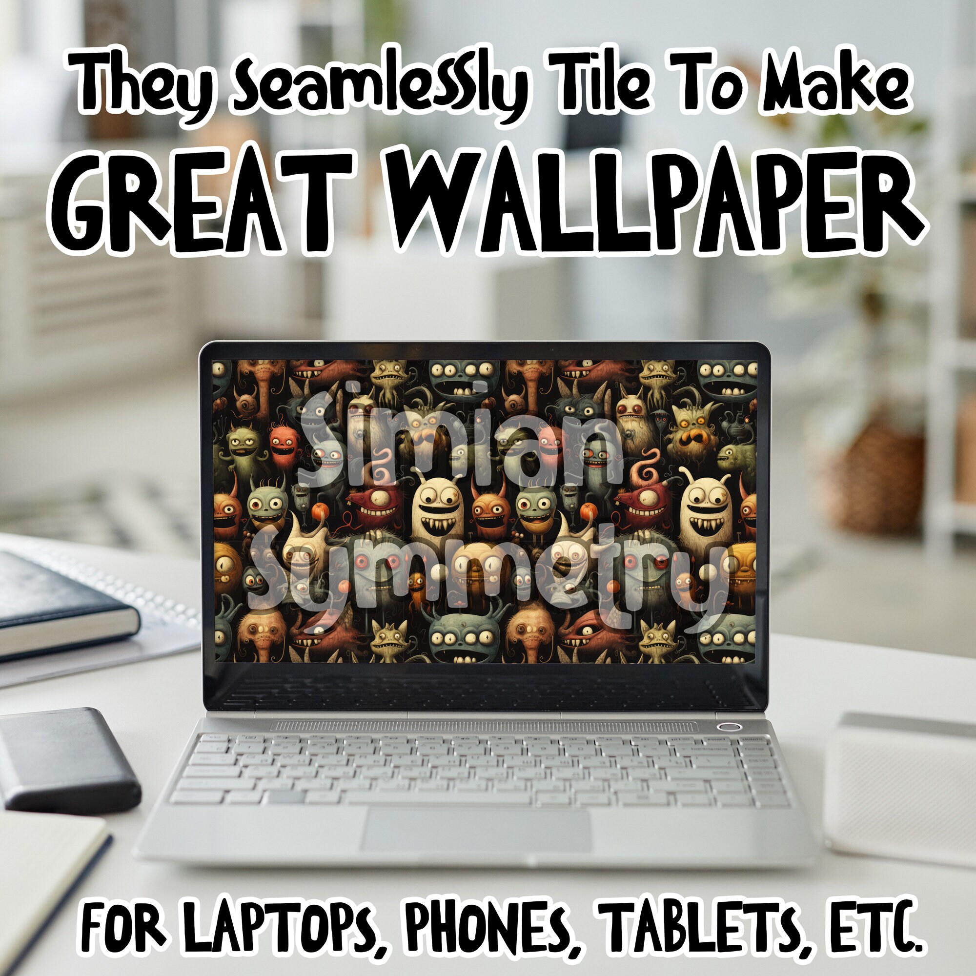 Pollywog Dark Critters Digital Art Instant Download - Etsy