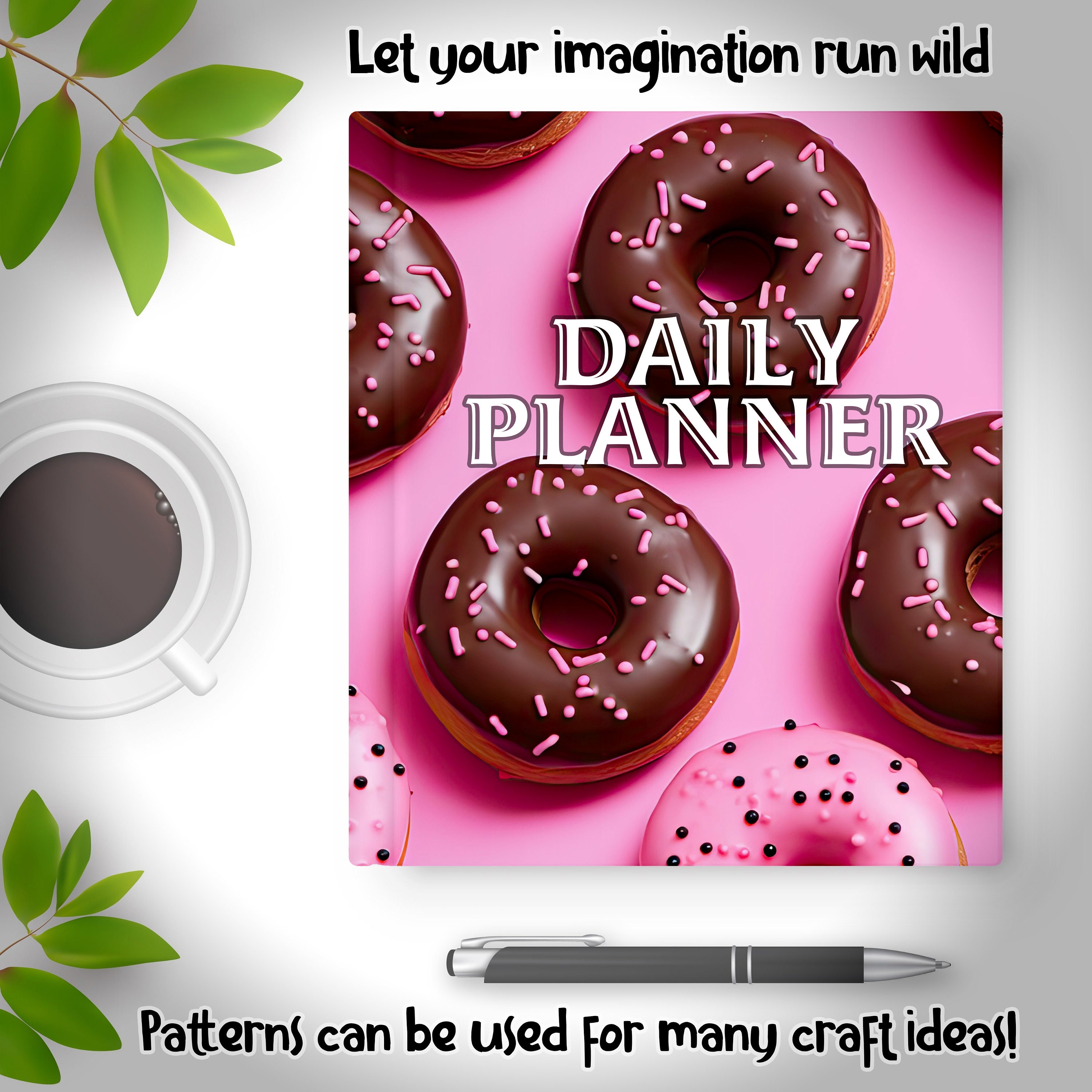 Sprinkled Donuts Digital Paper Instant Download Seamless - Etsy