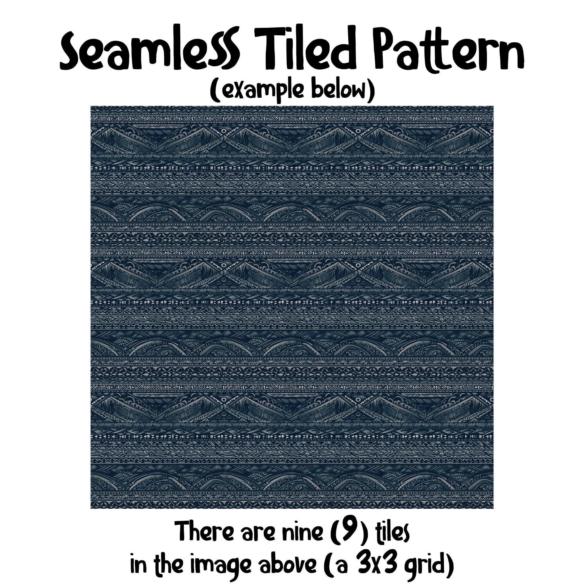 DIGITAL PAPER Tribal Line Patterns Series 1 | Seamless Designs | Twelve ...