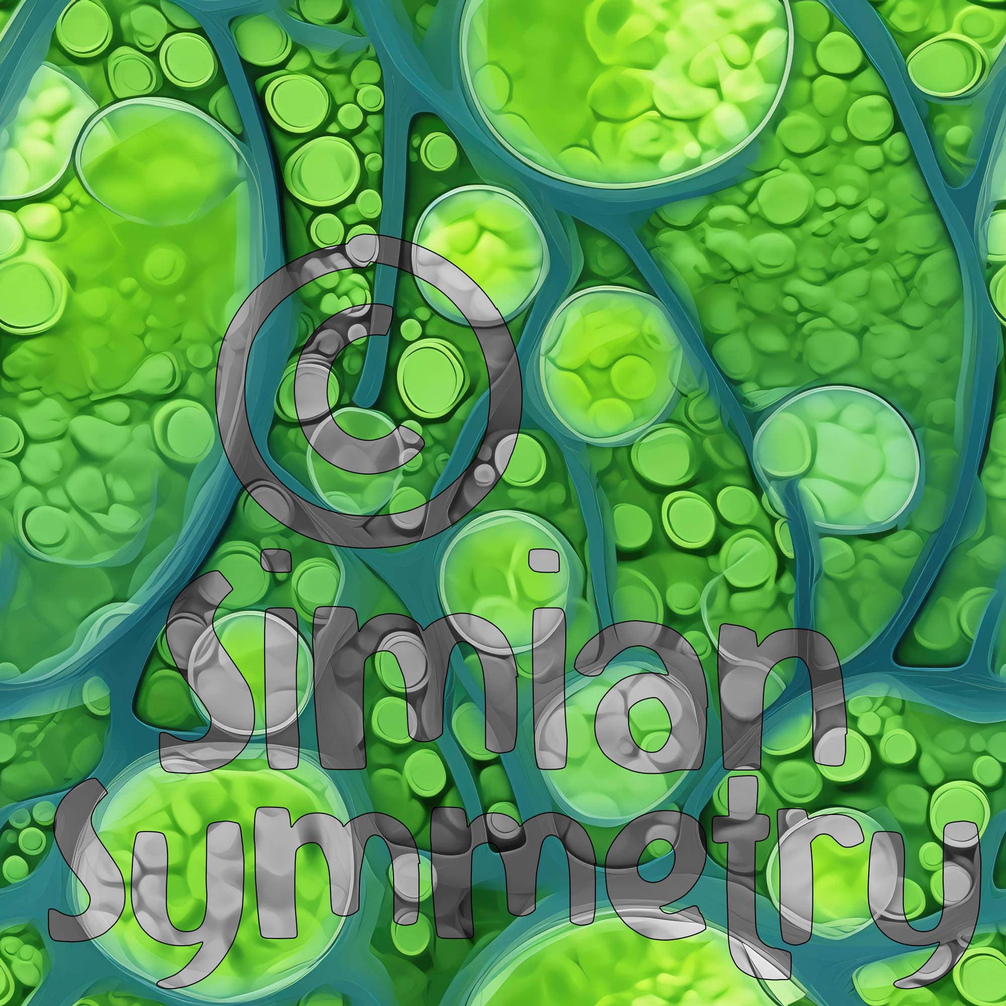 Microscopic Plant Cells Digital Paper Instant Download Seamless Patterns Botanical Microcosms ...