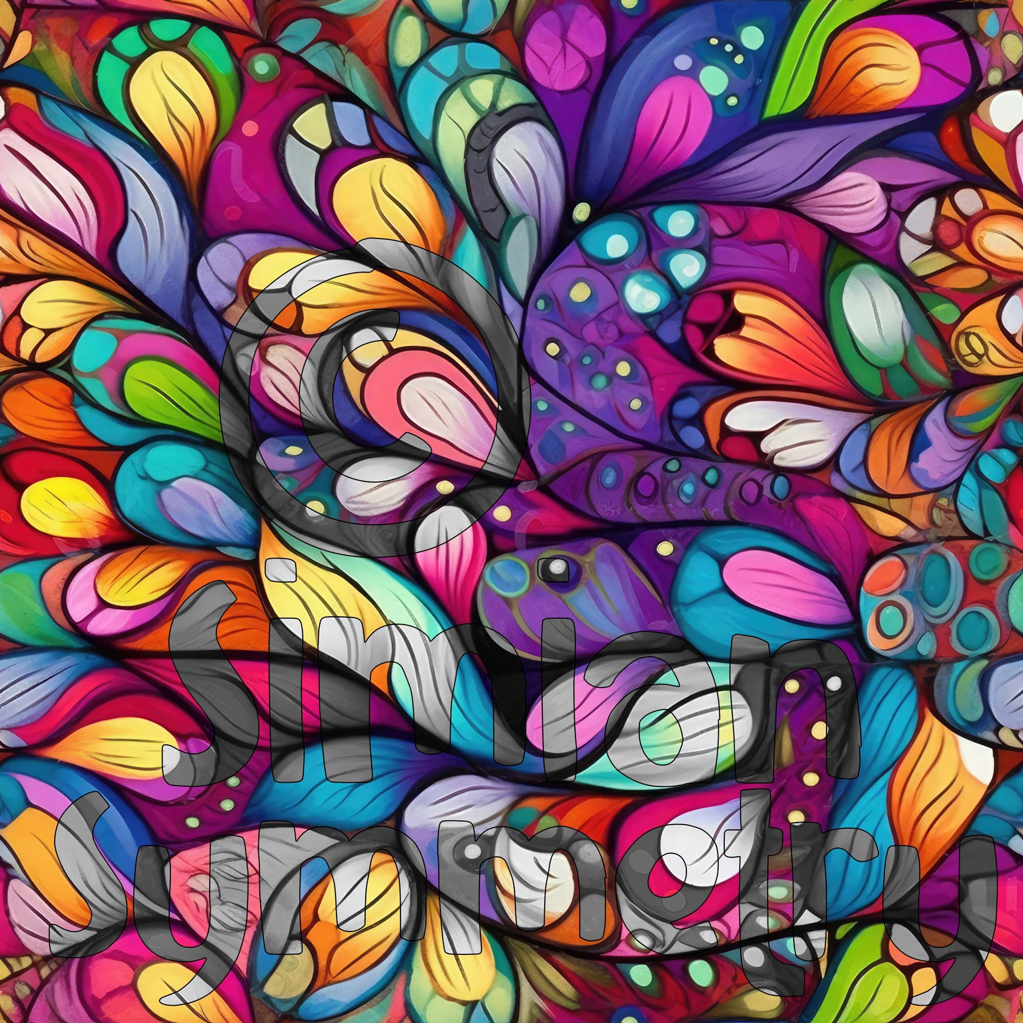 DIGITAL PAPER Colorful Joy Elements Series 1 Seamless - Etsy