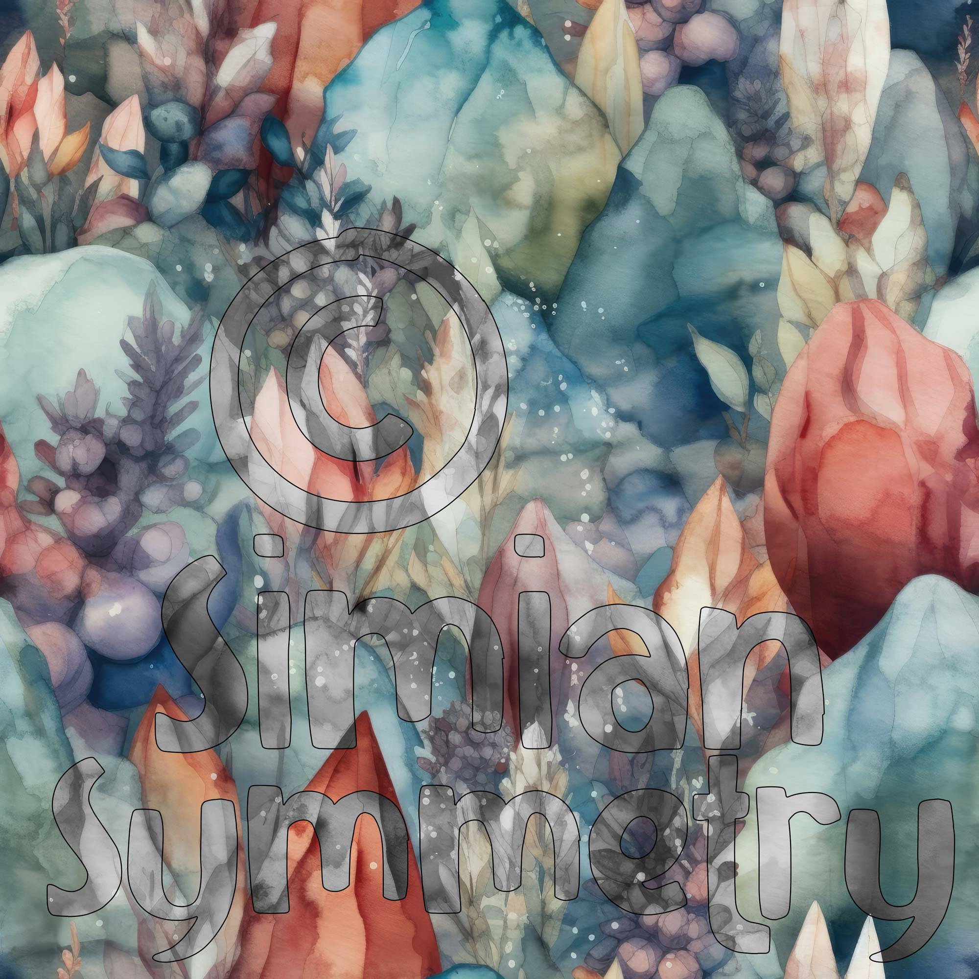 DIGITAL PAPER Crystals Series 1 Seamless Designs Twelve - Etsy