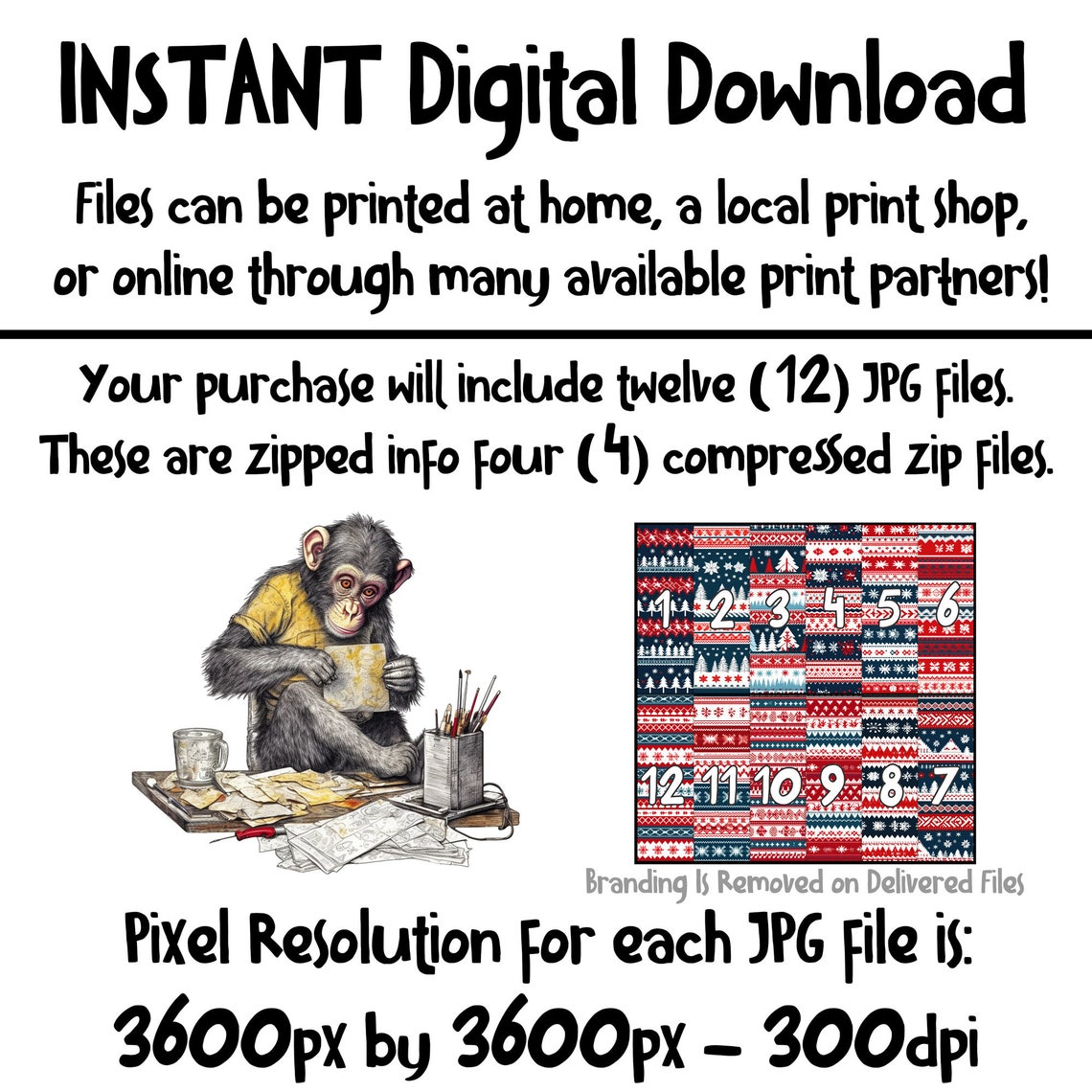 Winter Ugly Sweaters Digital Paper | Instant Download | Seamless ...