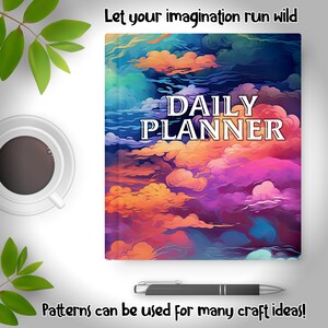 Colorful Clouds Digital Paper Instant Download Seamless Patterns Clouds ...