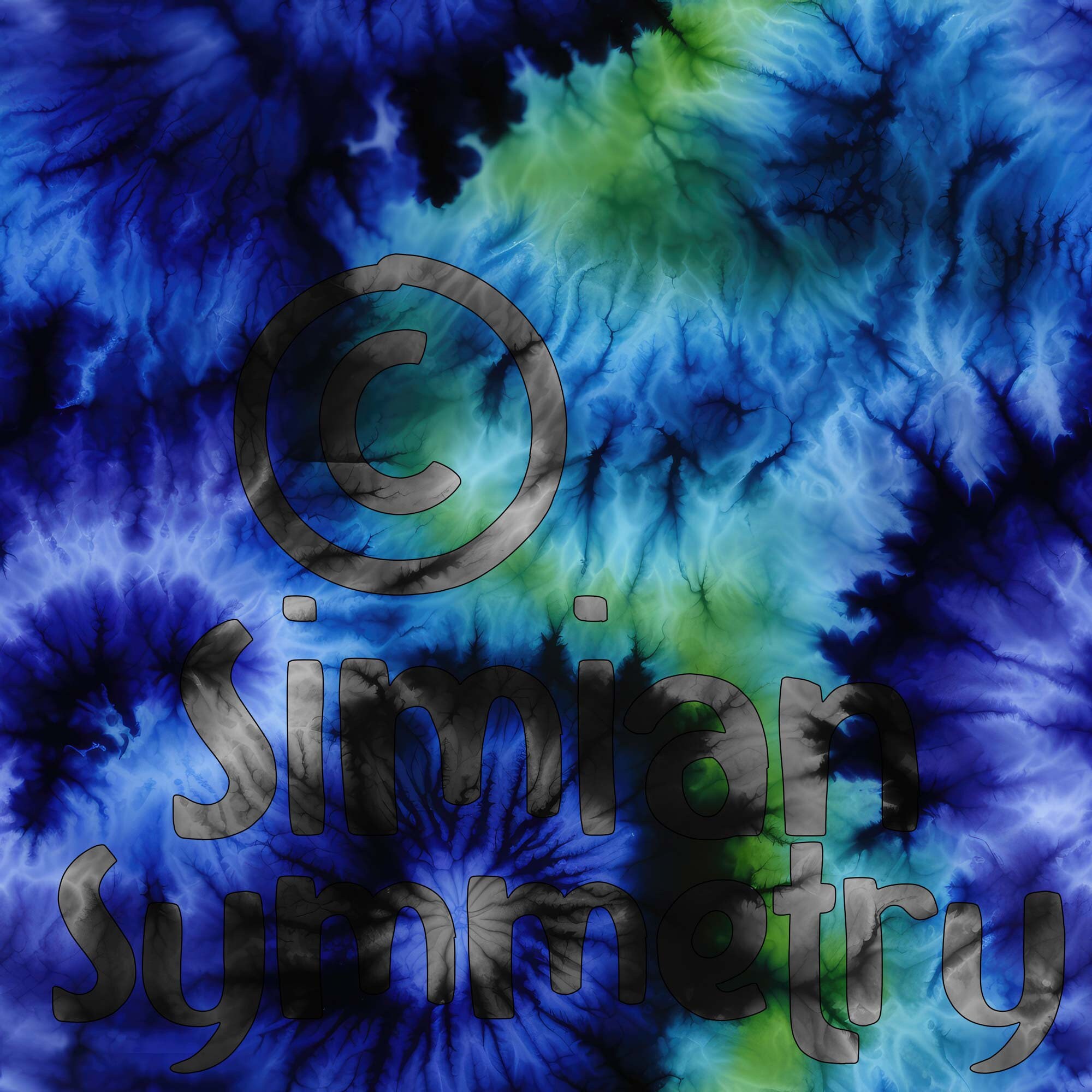 Blue & Green Tie Dye Designs Digital Paper Instant Download Seamless ...