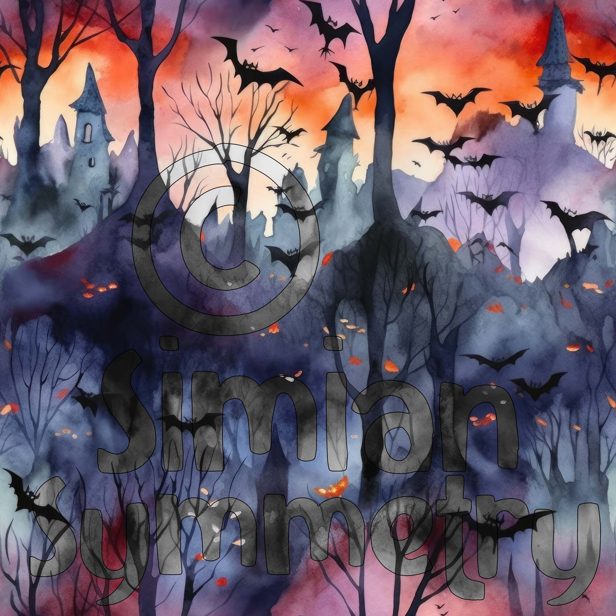 DIGITAL PAPER Spider Webs Series 1 Seamless Designs Twelve Colorful ...