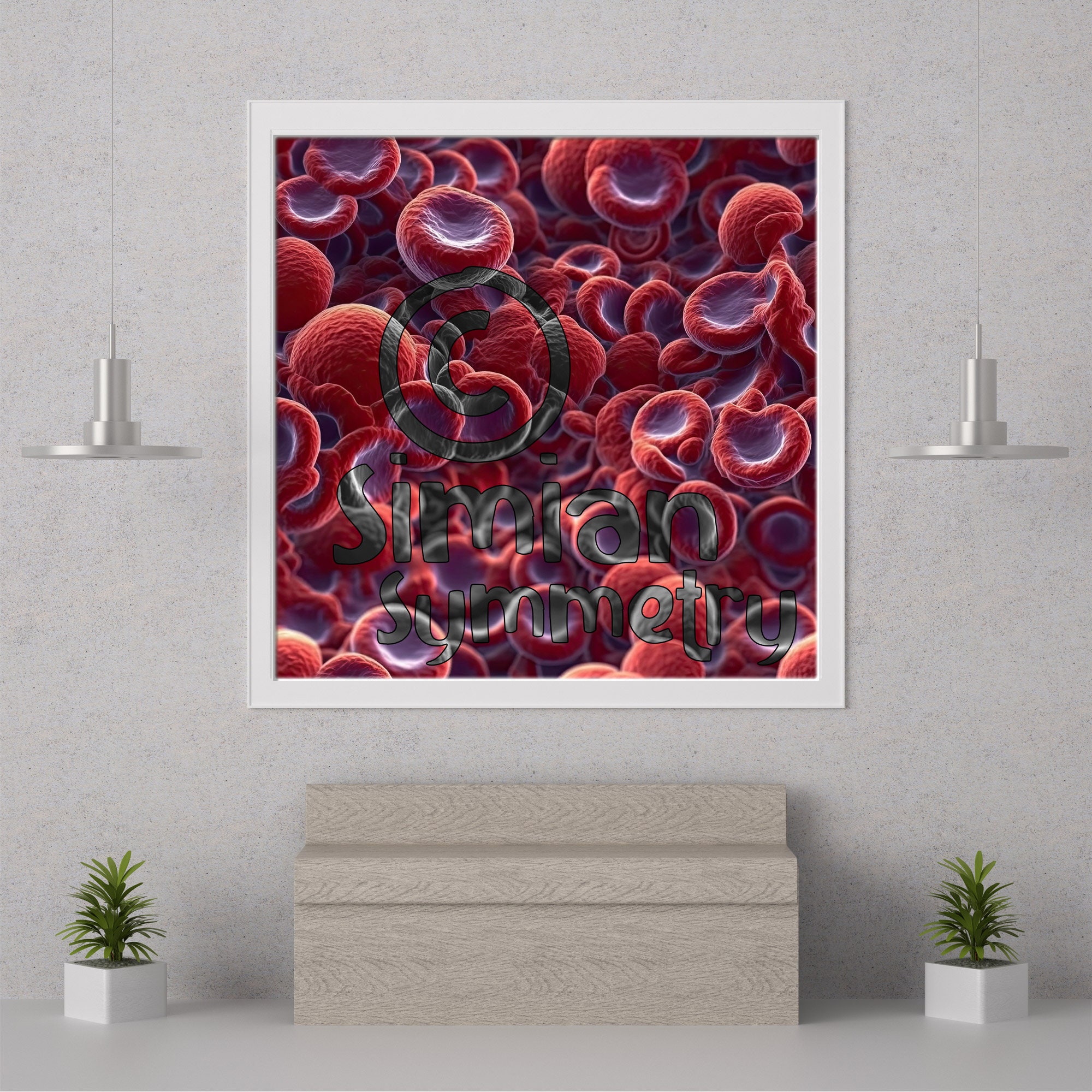 DIGITAL PAPER Red Blood Cells Series 1 Seamless Designs - Etsy