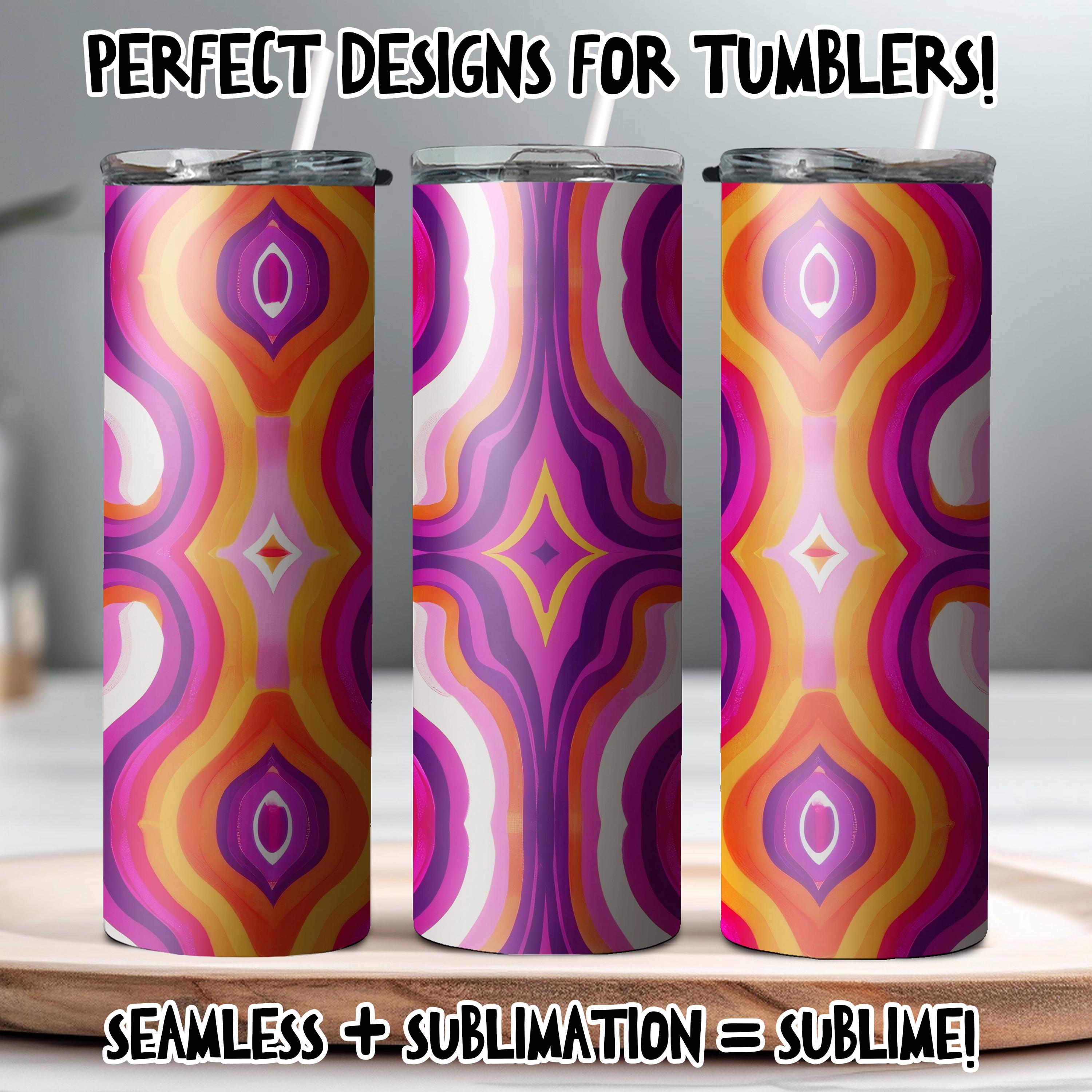 Retro Sixties Patterns | Instant Download | Seamless Patterns | Vintage ...
