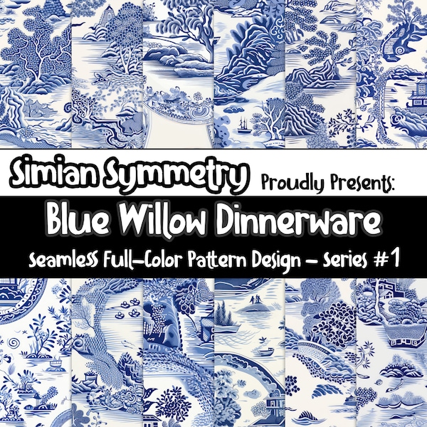 Blue Willow Paper - Etsy