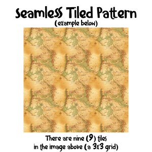 DIGITAL PAPER Aged Oldworld Fantasy Maps Series 1 | Seamless Designs ...