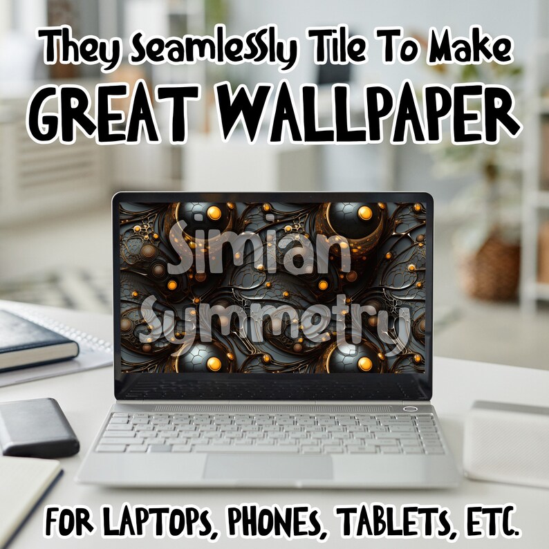 Spherical Biomechanism Digital Art Instant Download Seamless Patterns ...