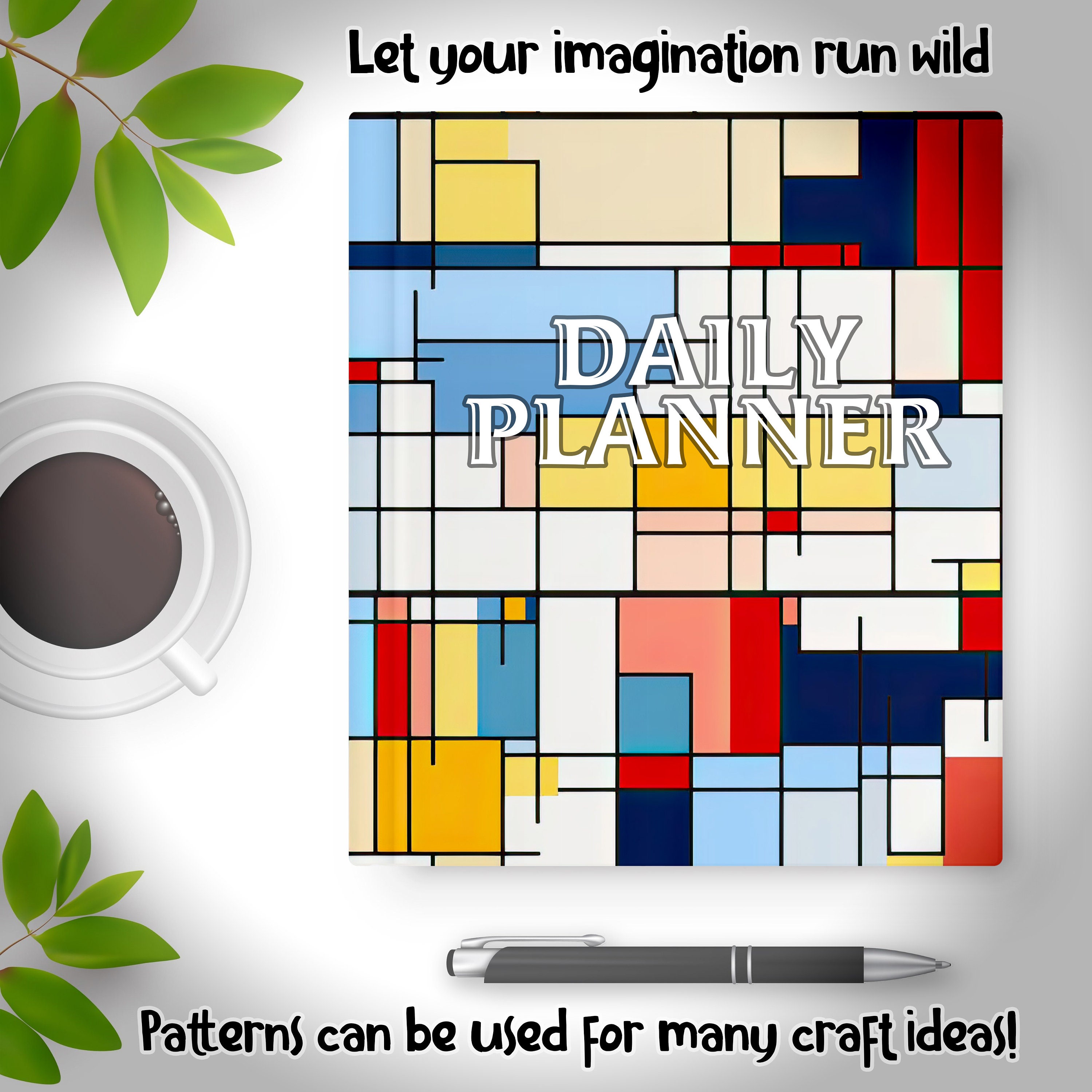 Mondrian Style World Maps Digital Paper Instant Download - Etsy