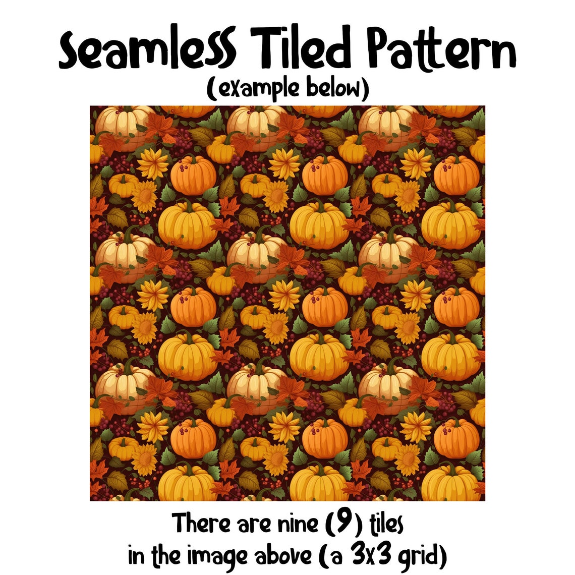 Autumn Harvest Patterns Digital Paper Instant Download - Etsy