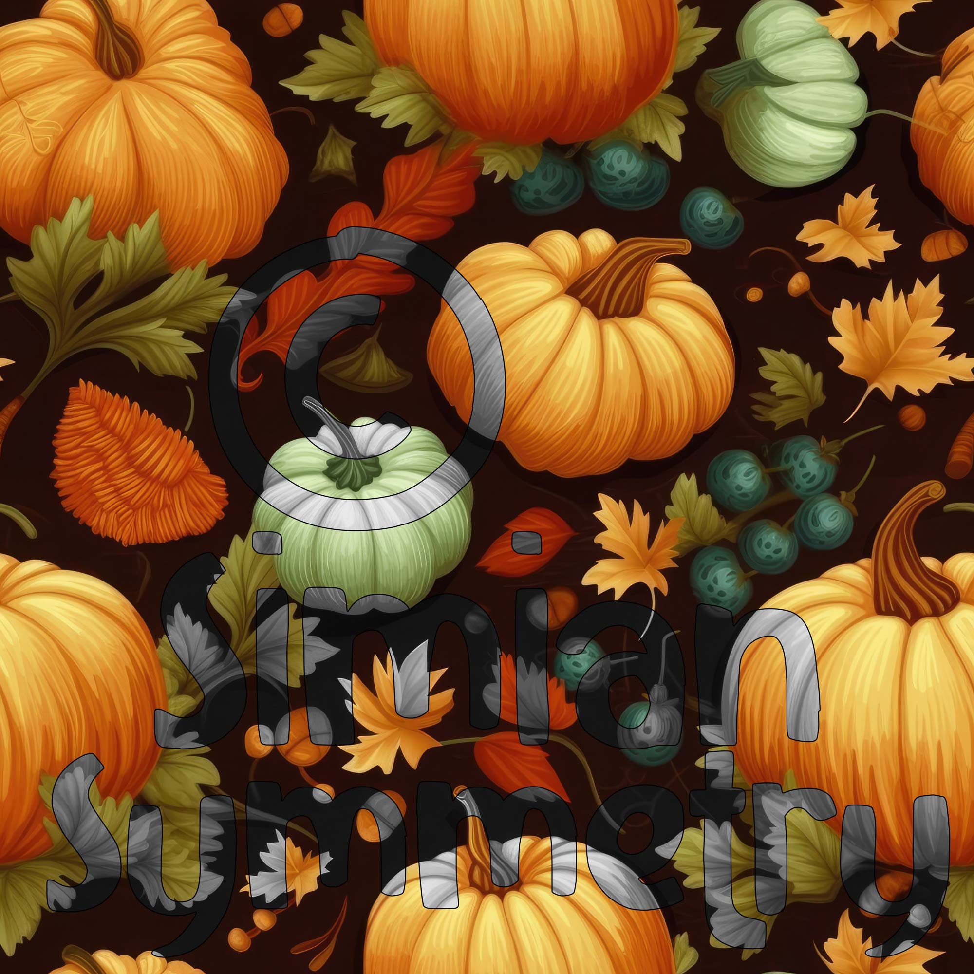 DIGITAL PAPER Autumn Harvest Patterns Series 1 Seamless - Etsy