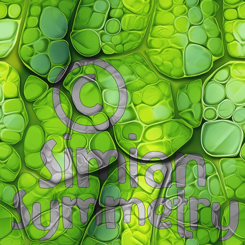 Microscopic Plant Cells Digital Paper Instant Download Seamless Patterns Botanical Microcosms ...