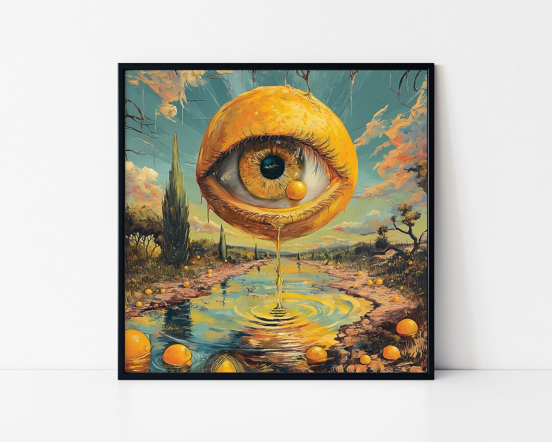 When Life Gives You Lemons Framed Poster, Painting of a Lemon With an ...