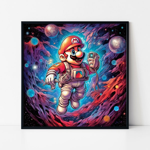 Mario Bros Framed Poster - Etsy