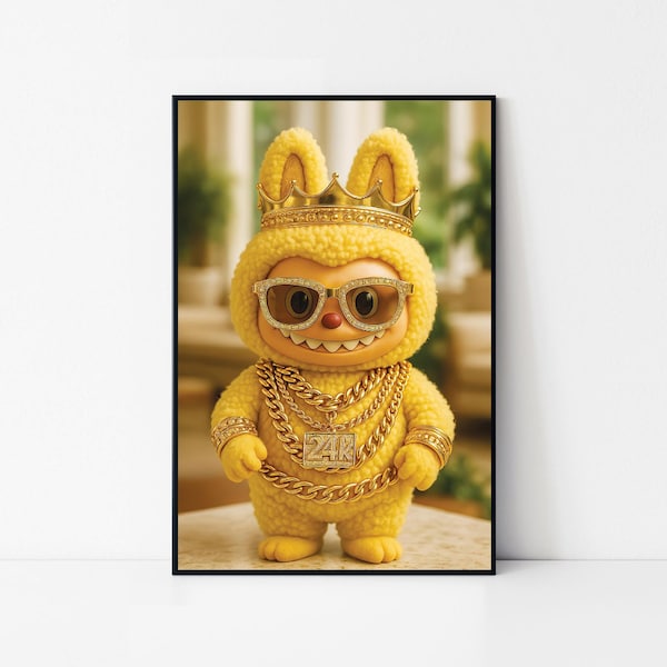 24 Karat Gold Labubu - Etsy Australia