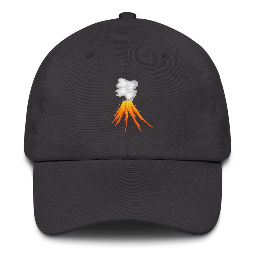 Volcano Eruption Hat – Minimal Volcano Dad Cap - Etsy