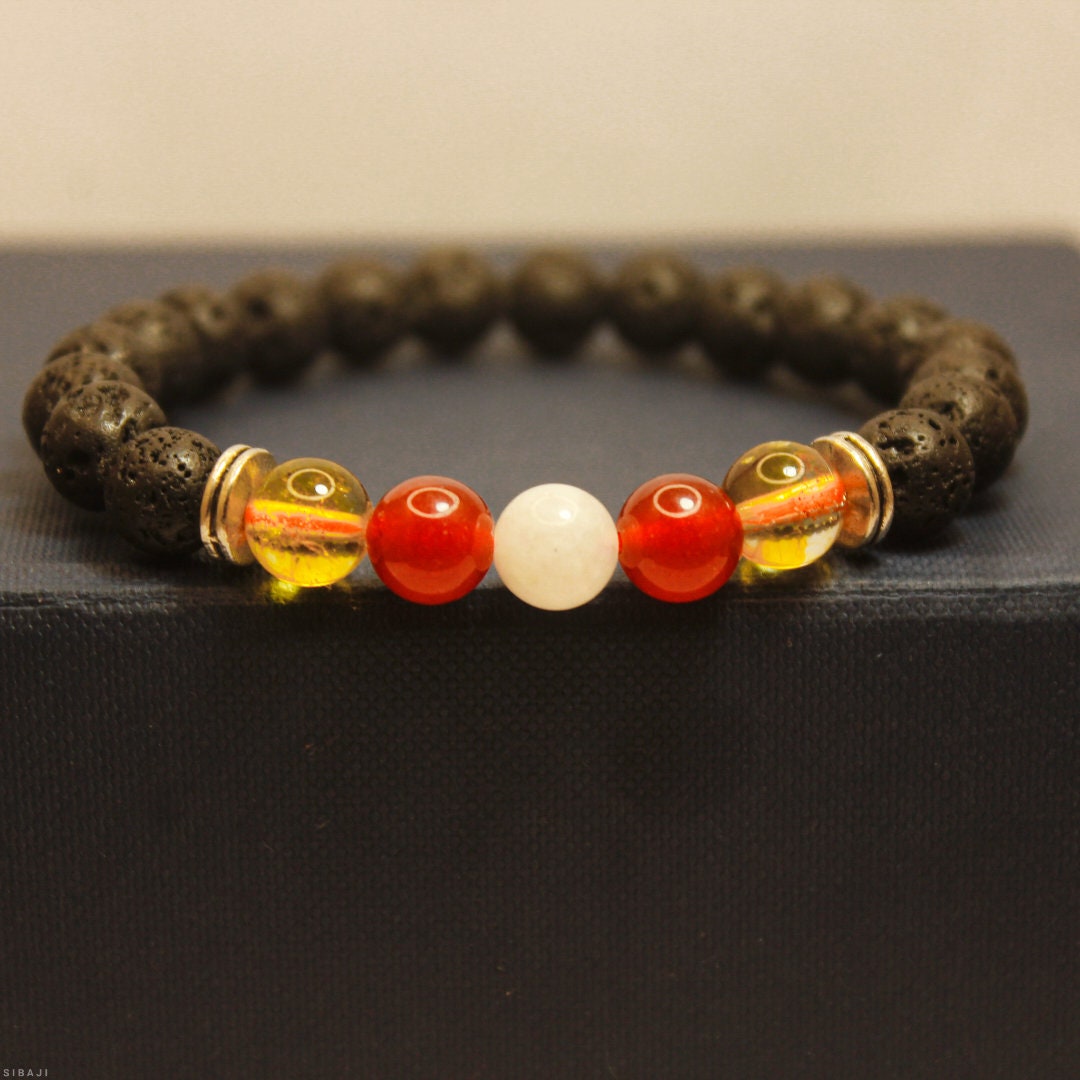 PCOS/PCOD Relief Crystal Healing Bracelet for Hormone Balancing Cycle ...