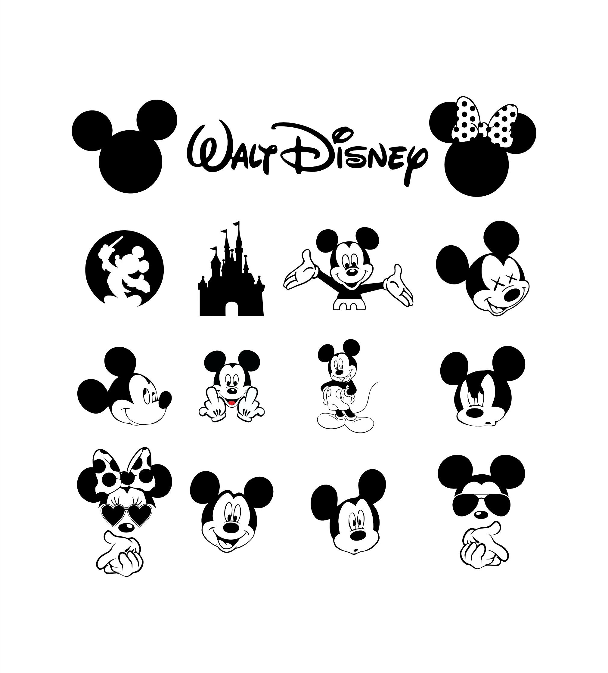 Mickey Mouse Face Clip Art