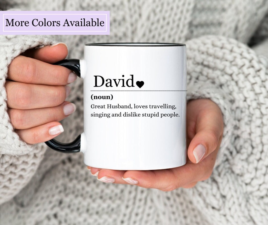 Personalized Name Definition Mug, Personalize Name Coffee Mug With Custom Definition, Custom ...