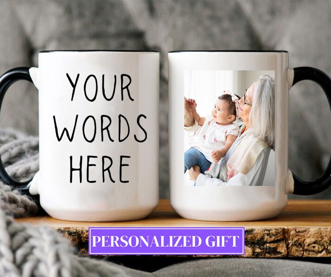 Baby Photo Mug Personalized, Baby Photo Coffee Mug, Baby Photo Gift Mug ...