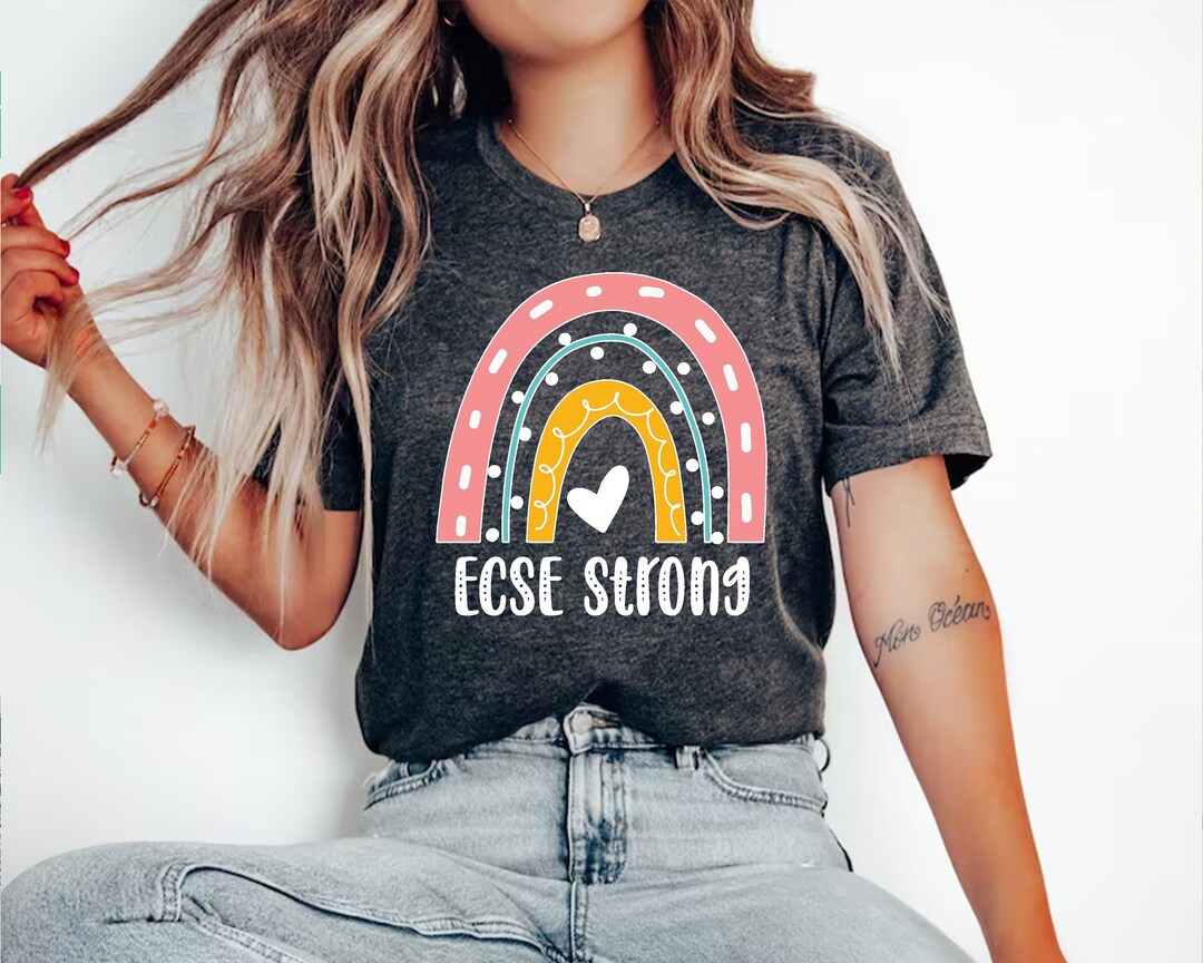 ECSE Teacher Shirt, ECSE Strong Shirt, ECSE Shirts, Ecse Tshirt ...