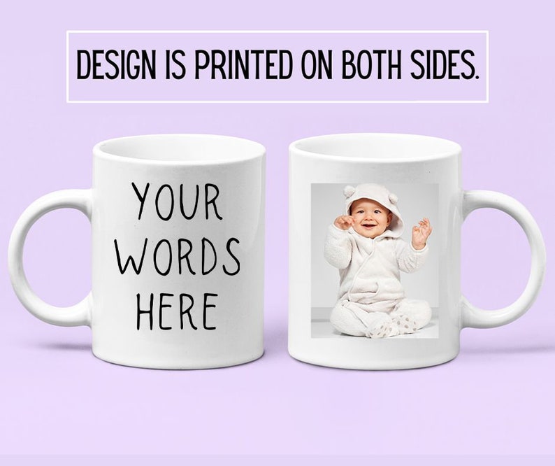 Baby Photo Mug Personalized, Baby Photo Coffee Mug, Baby Photo Gift Mug ...