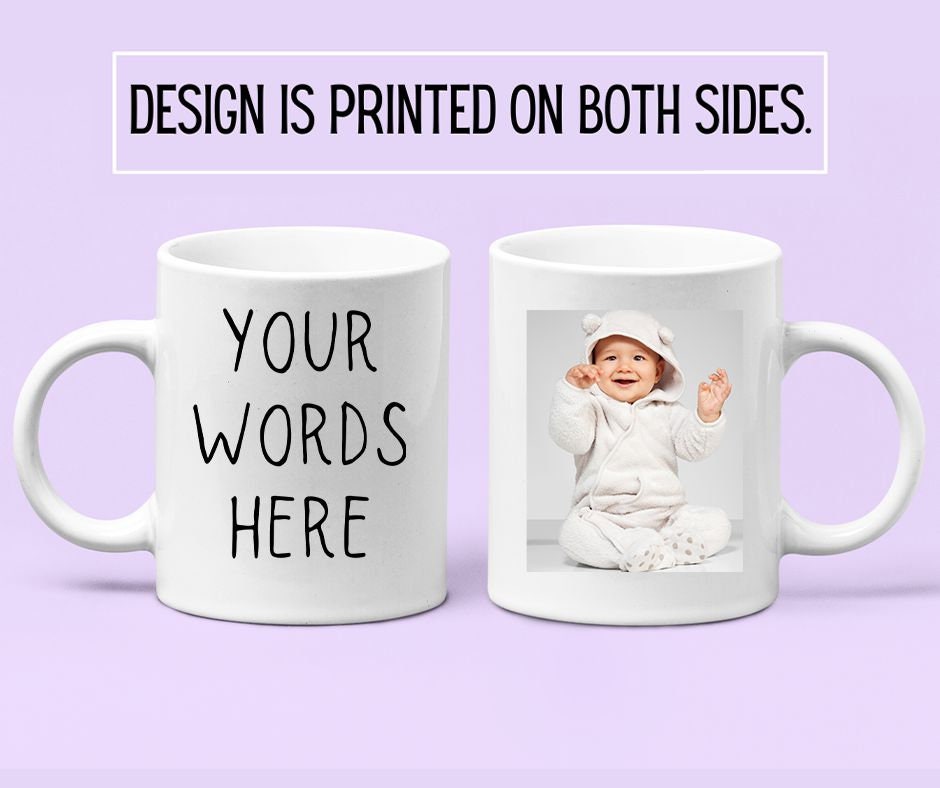 Baby Photo Mug Personalized, Baby Photo Coffee Mug, Baby Photo Gift Mug ...