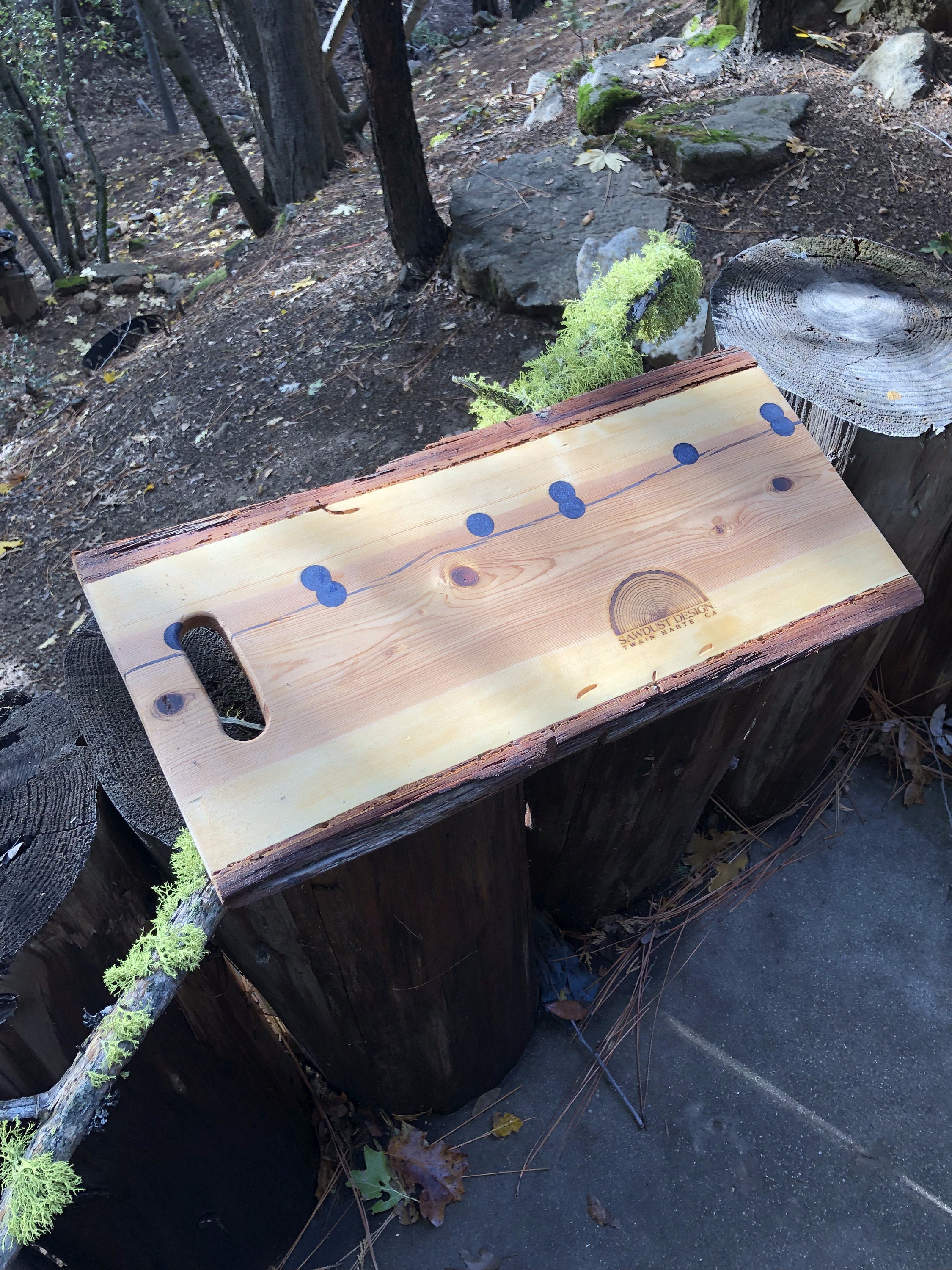 Serving Board Cedar Double Live Edge - Etsy