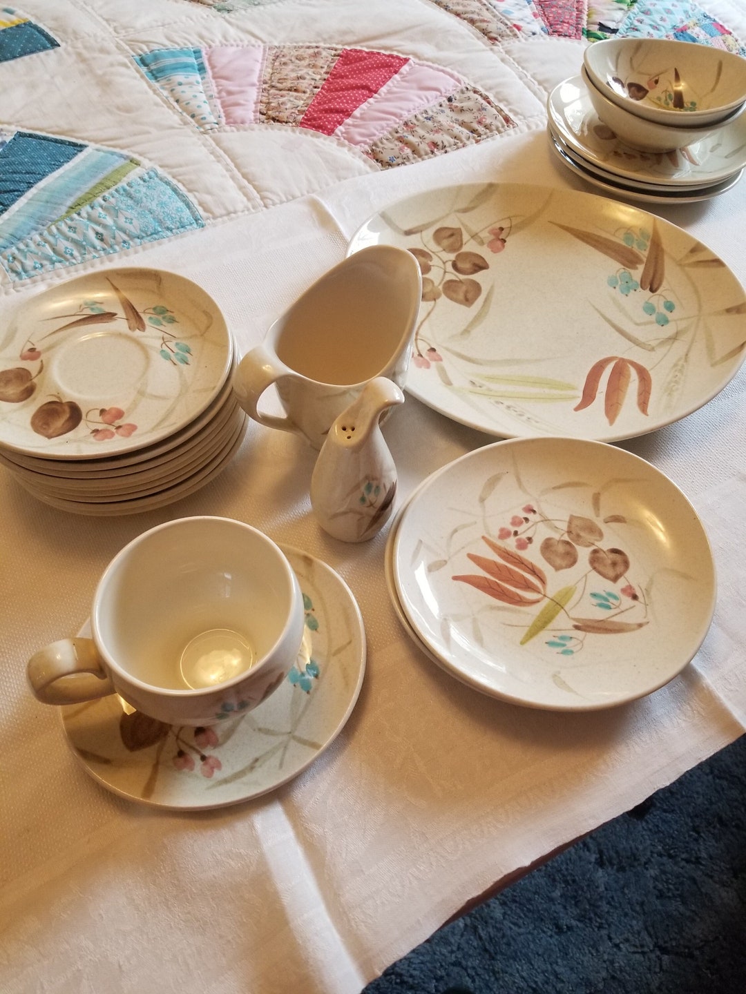 Red Wing Random Harvest Pottery Dishes Odd Lot Set of 16 - Etsy
