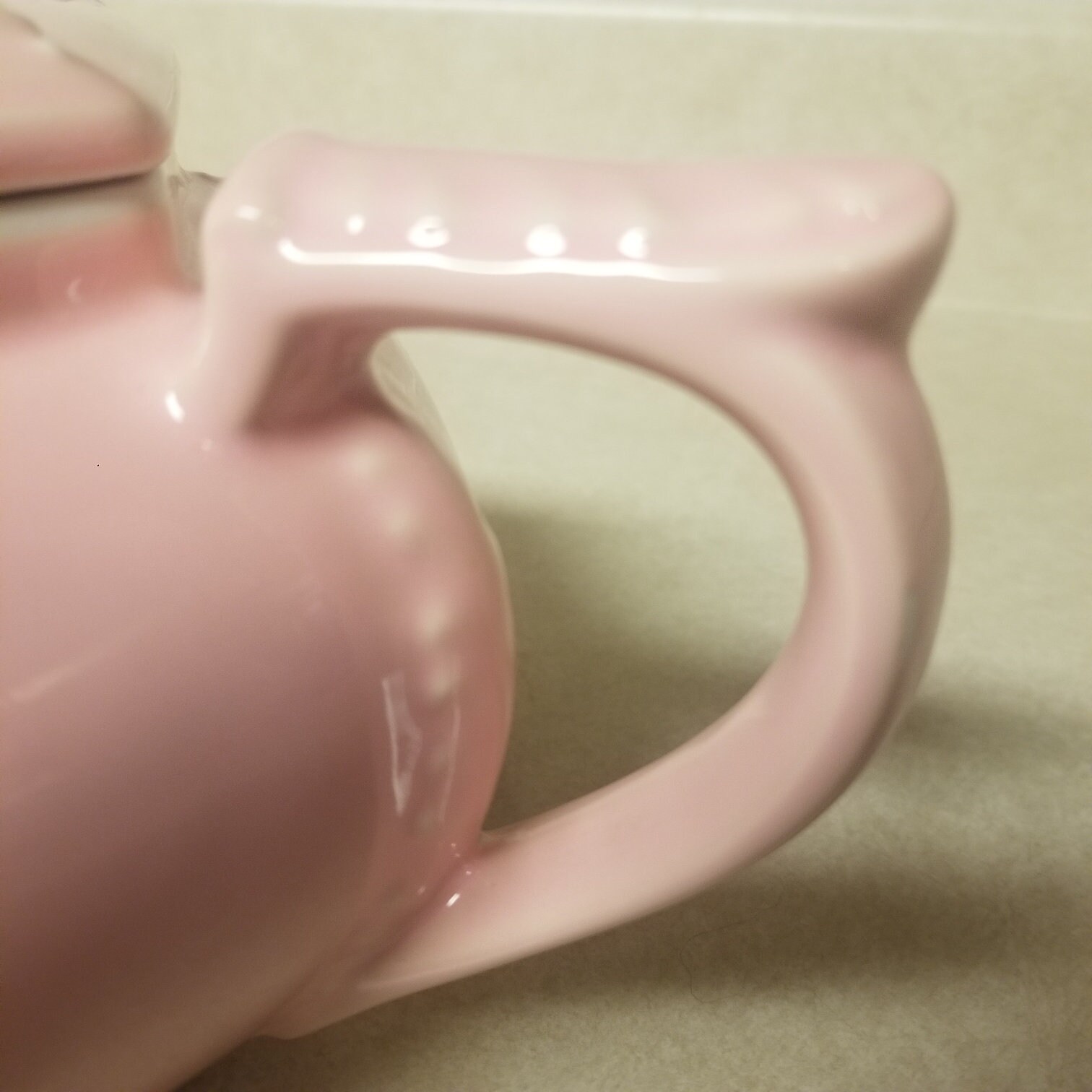 Vintage Hall Pink Teapot Hexagon Fern Pattern Victorian Series Plume ...