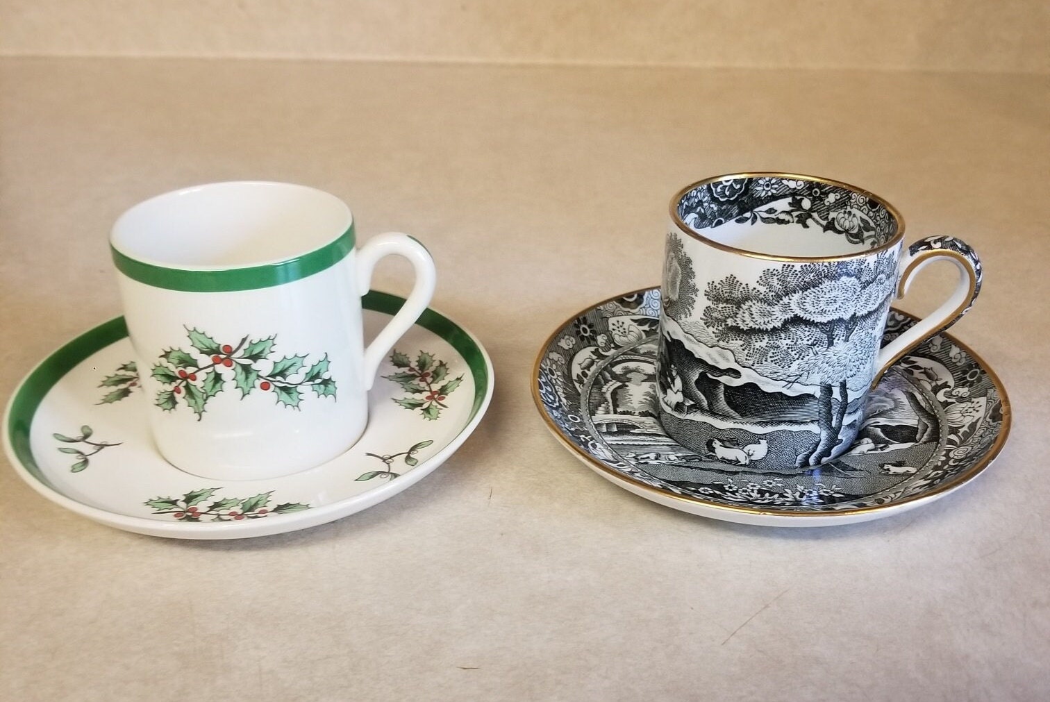 Vintage Black and White Copeland's Spode Italian Demitasse Cup and ...