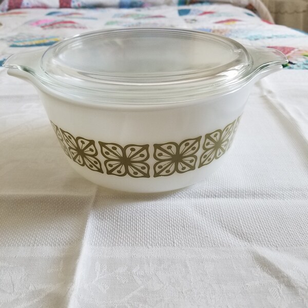 Pyrex Square Flowers - Etsy
