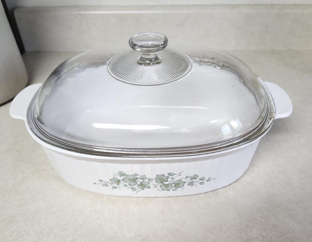 Vintage Corning Ware 4 Quart F-14-B Calloway Ivy Casserole With Lid - Etsy