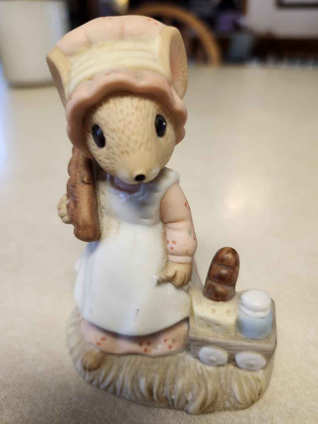 Vintage Enesco 1982 Country Calico Mice Figurine Days of the Week ...