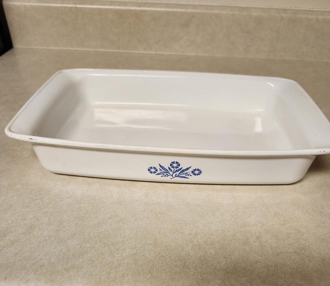 Vintage Corning Ware Blue Cornflower P-332 Lasagna Roaster Pan - Etsy