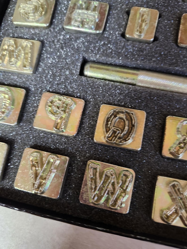 Vintage Craftool Co. Alphabet Set Stamps 8138 3/4” Complete - Etsy