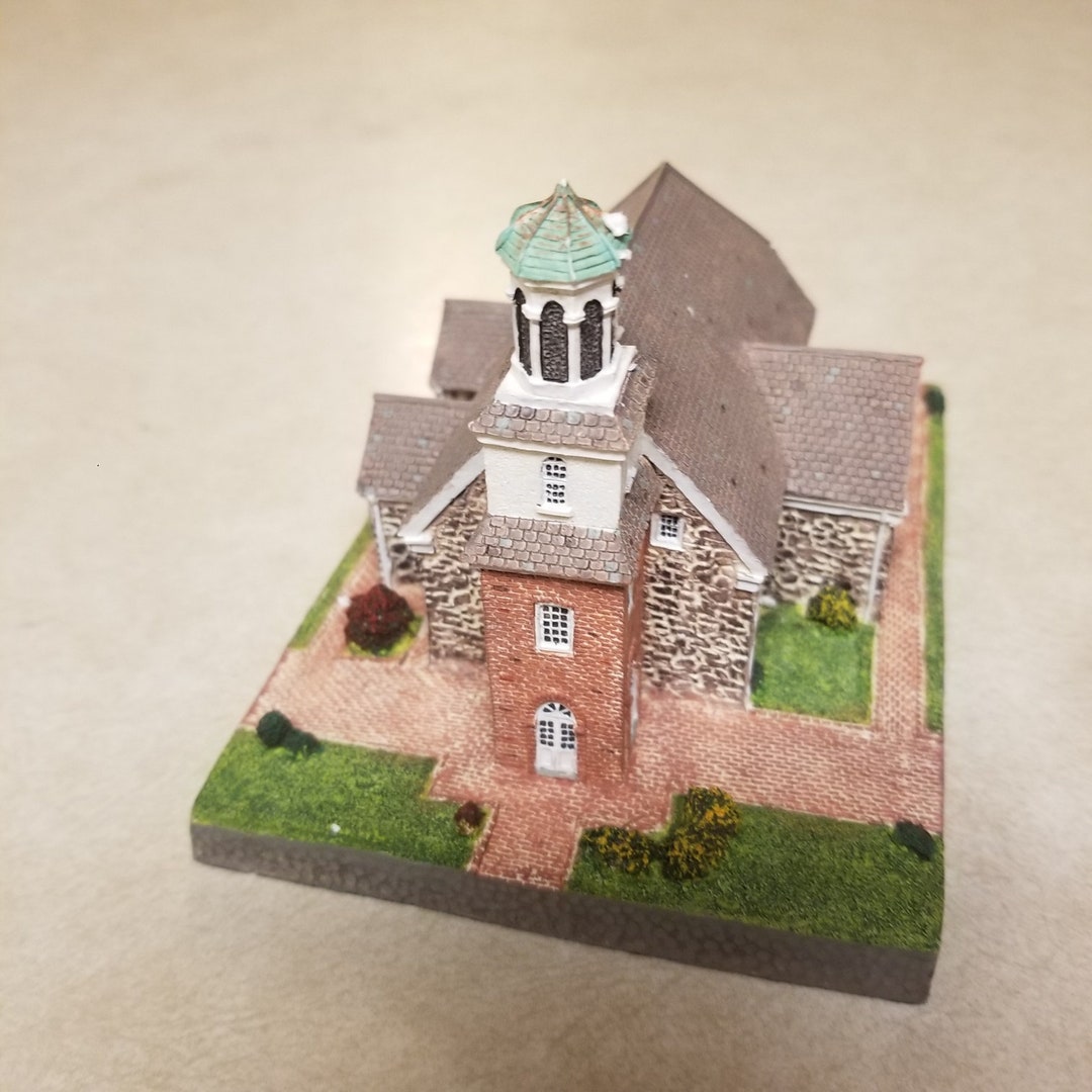 Danbury Mint 1993 Figurine Historic American Churches Old Swedes ...